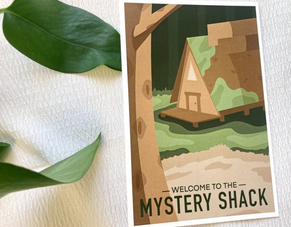 Welcome to the Shack Mini Art Print - Winterstar Art